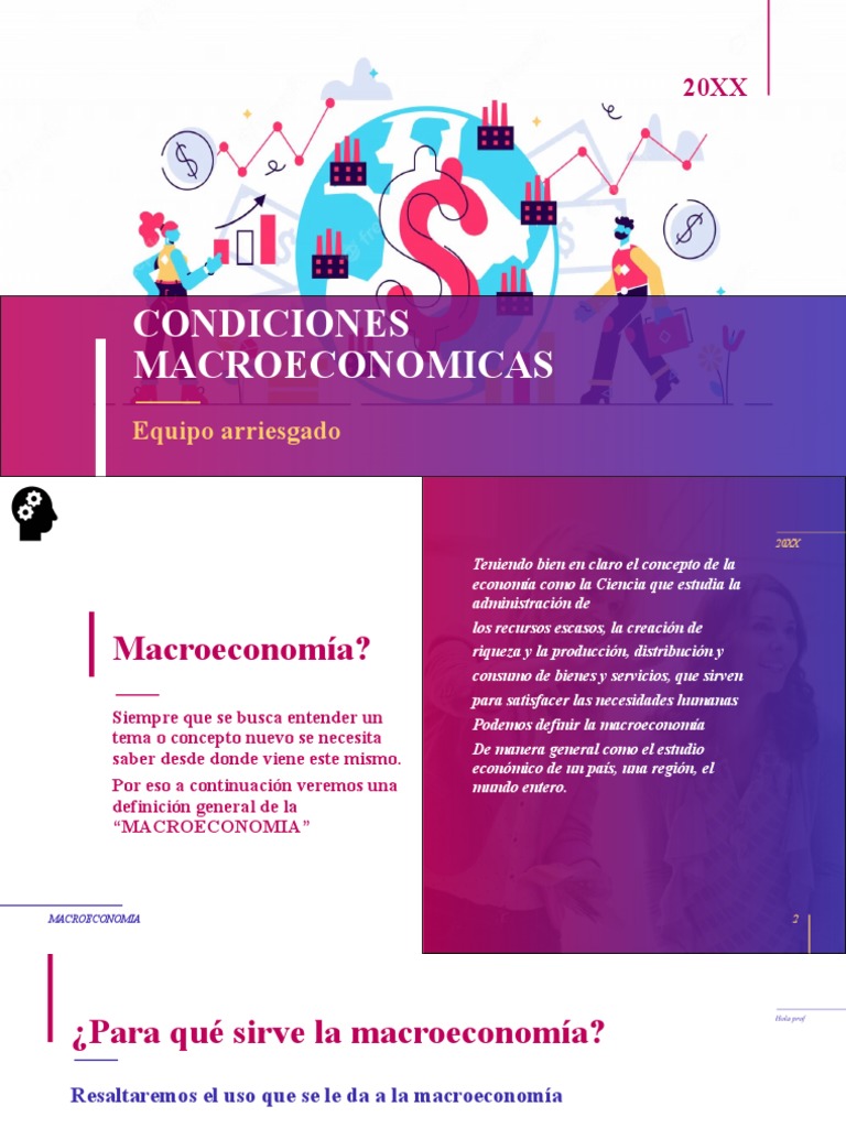 Condiciones Macroeconomicas | PDF | Macroeconómica | Ciencias económicas