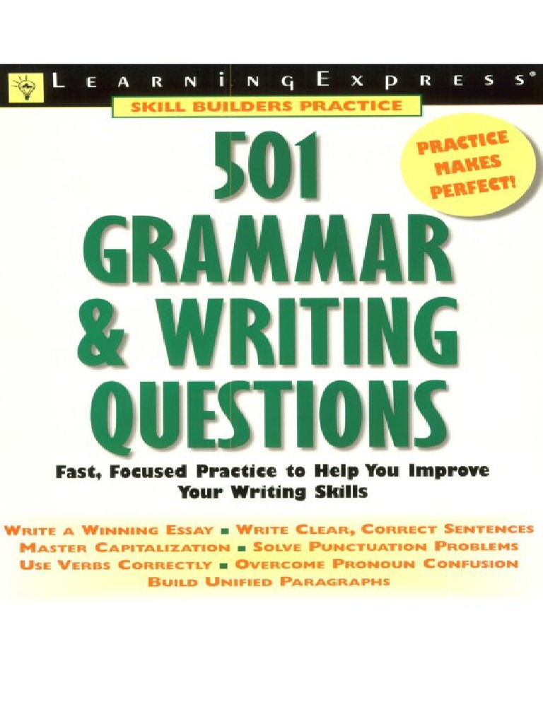 501 Grammar & Writing Questions | PDF | Books | Reading Comprehension