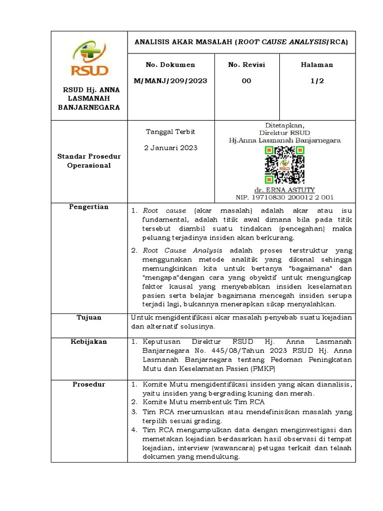 SPO RCA (Edit) | PDF