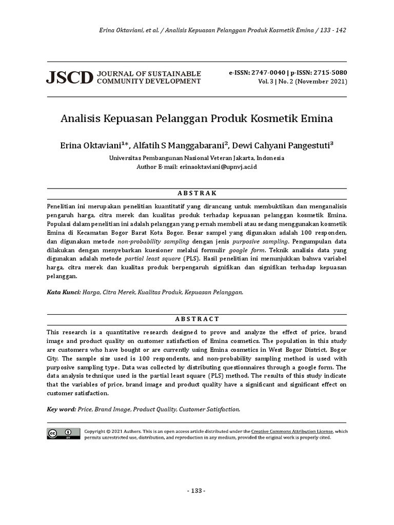 Analisis Kepuasan Pelanggan-Skripsi PDF | PDF