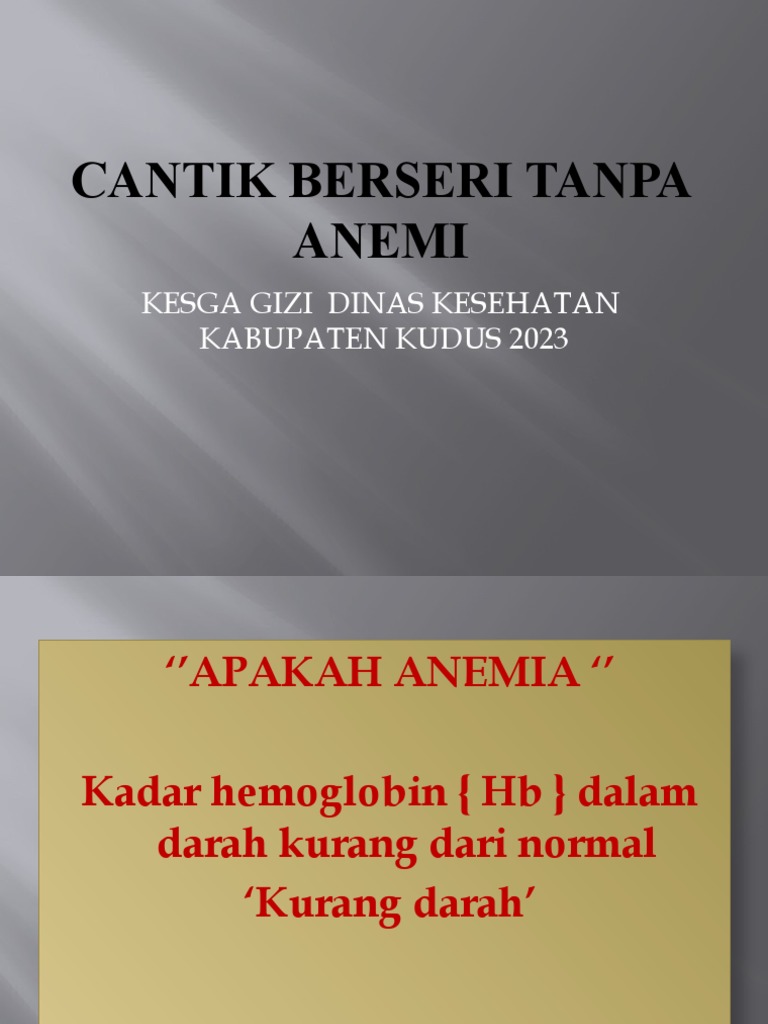 Kadar Hb Normal pada Wanita Dewasa | PDF