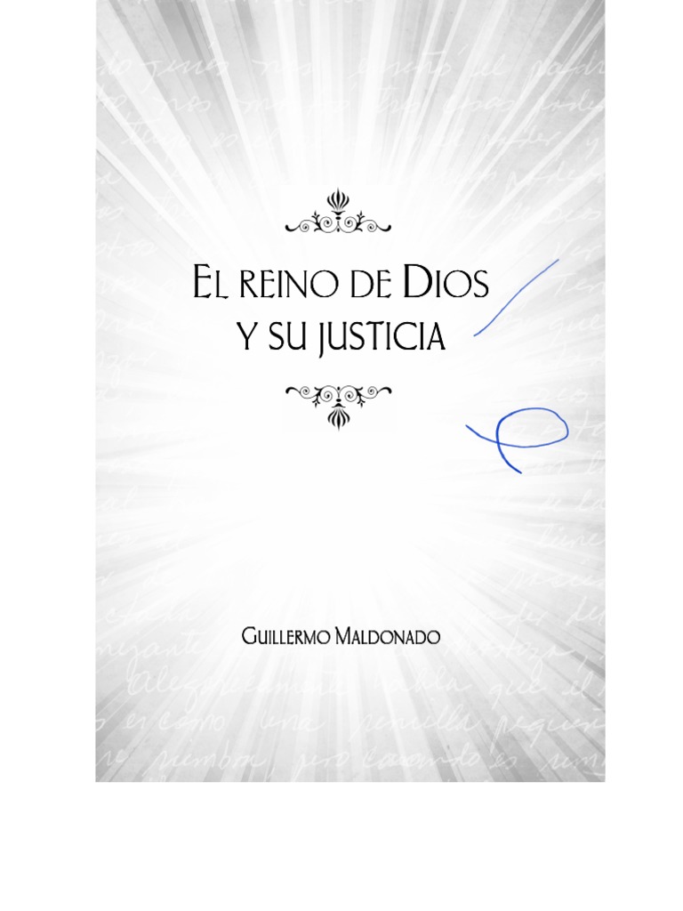 El Reino de Dios y Su Justicia Guillermo Maldonado PDF | PDF | Adán y Eva | Jesús