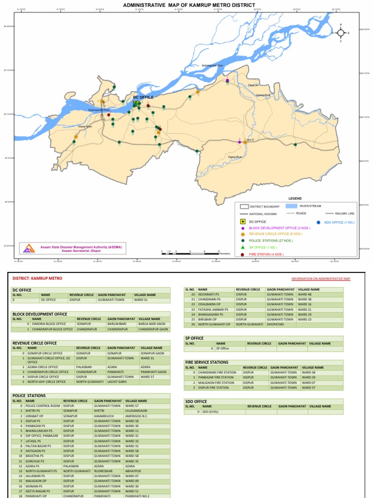 Kamrup Metro Administrative Map | PDF