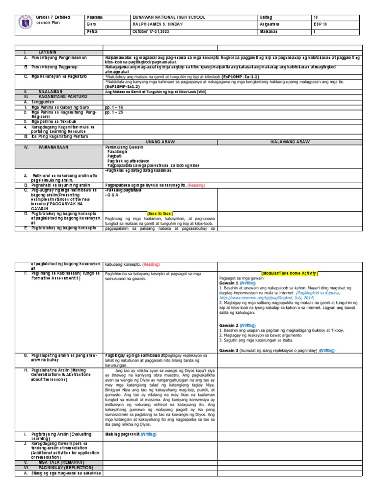 DLL-esp10 - Week 9 | PDF