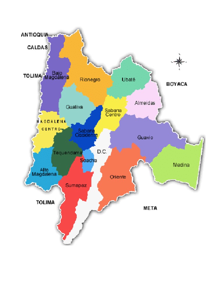 Mapa de Cundinamarca | PDF