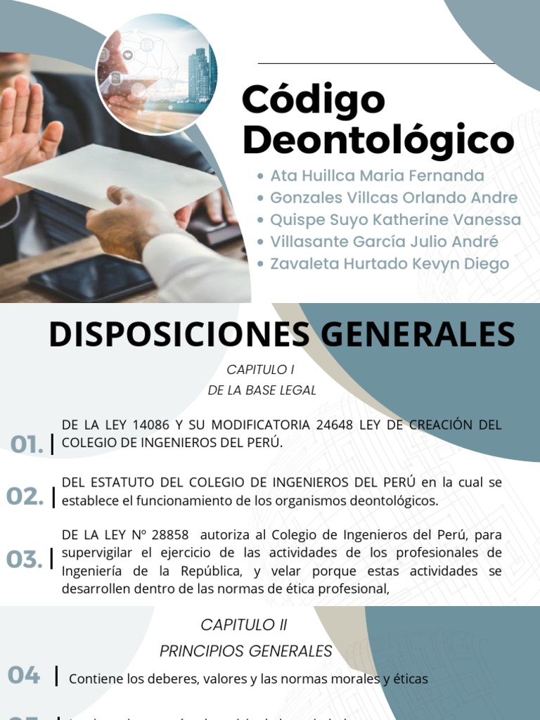 Código Deontológico | PDF | Ética profesional | Etica social
