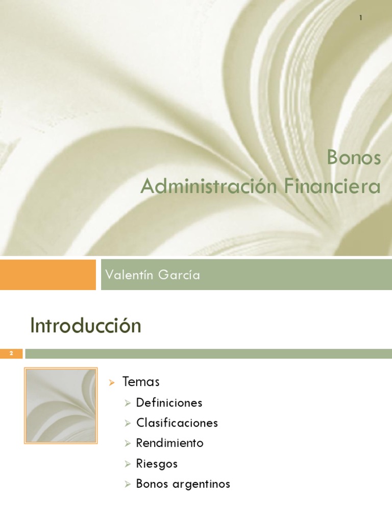 Guía Completa sobre Bonos Financieros | PDF | Interés | Tasas de interés