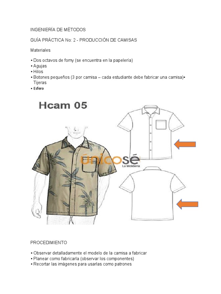 Laboratorio Camisas | PDF