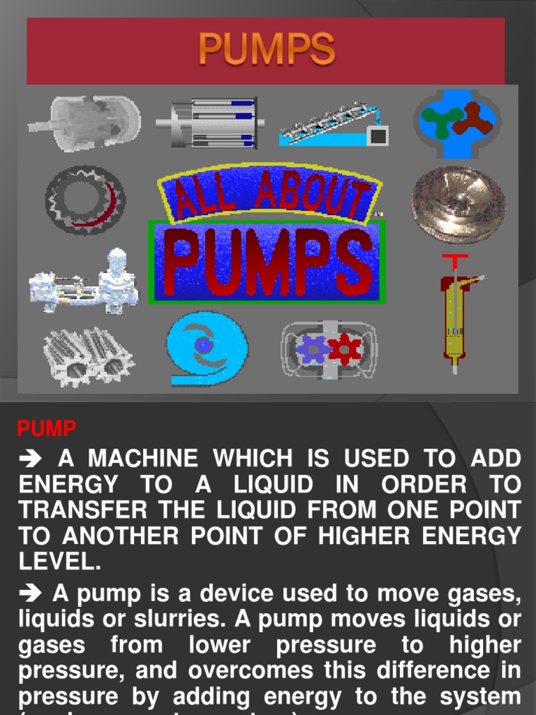 Pumps | PDF | Pump | Liquids