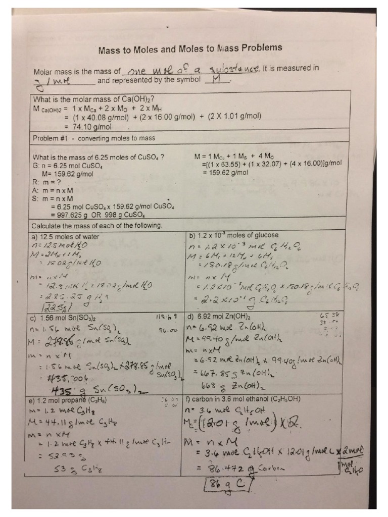 Mass Solutions | PDF