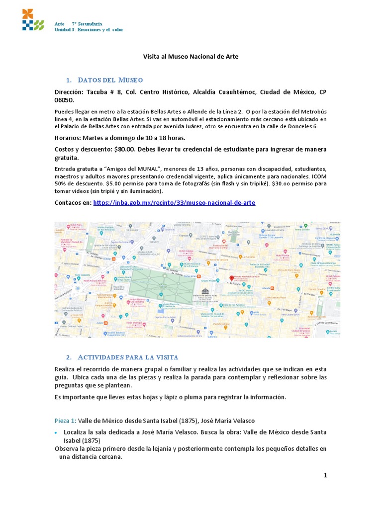 Guía_Visita al Museo MUNAL.docx | PDF | Pinturas