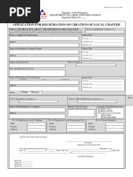Application Form For Registration of Workers Association | PDF ...
