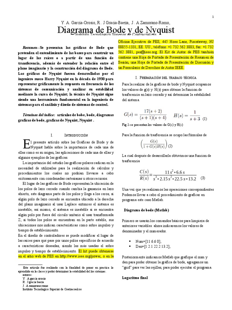 Diagrama de Bode y de Nyquist (1).docx | PDF