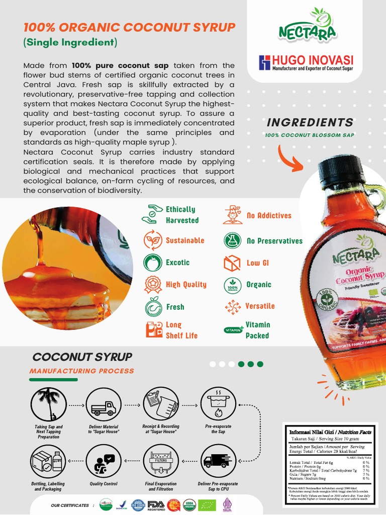 Brosur A4 AA | PDF | Maple Syrup | Coconut