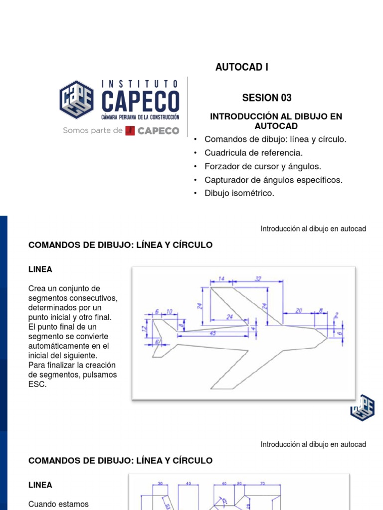 Sesion 3 - Introduccion Al Dibujo en Autocad2 | PDF | Cad automático ... Sesion 3 - Introduccion Al Dibujo en Autocad2 | PDF | Cad automático ...