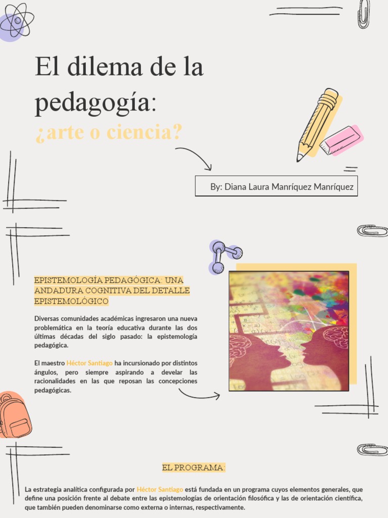 El Dilema de La Pedagogía ¿Arte o Ciencia? | PDF | Pedagogía | Pensamiento