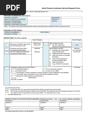 Service Call Form