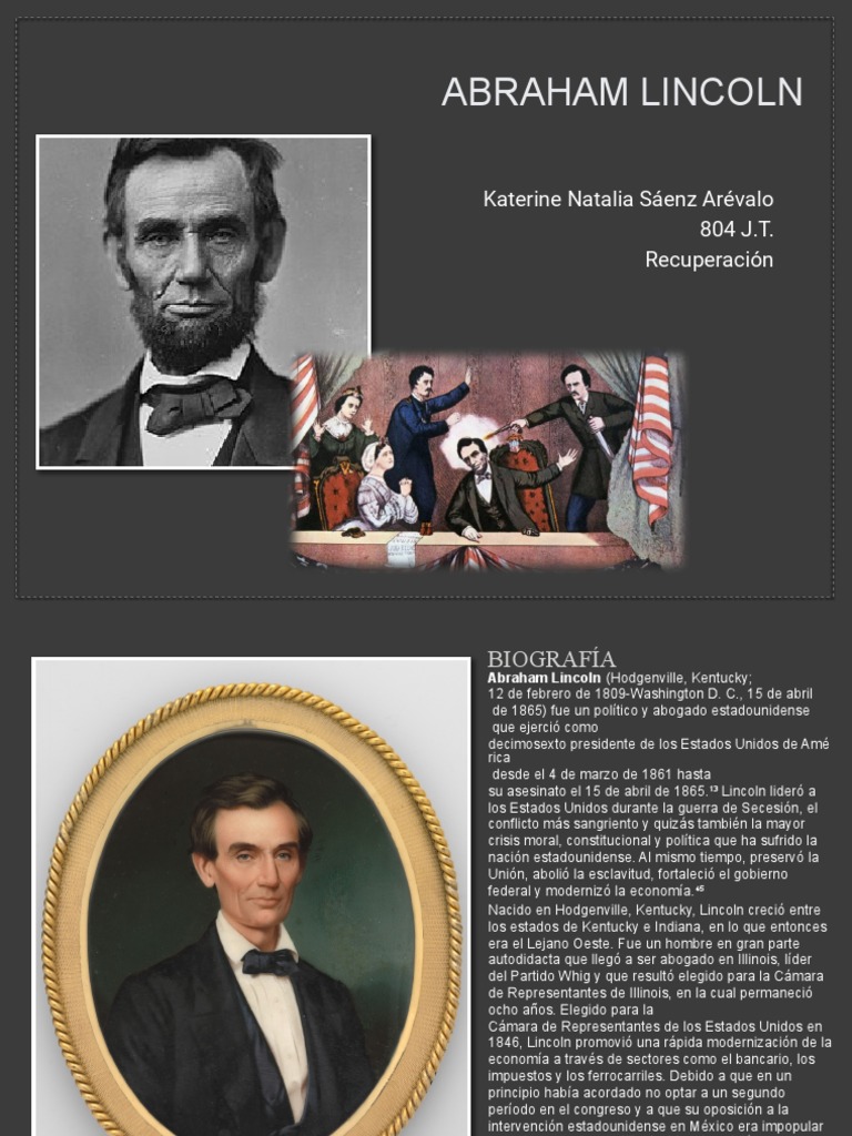 Abraham Lincoln | PDF | Abraham Lincoln | Los Estados Unidos