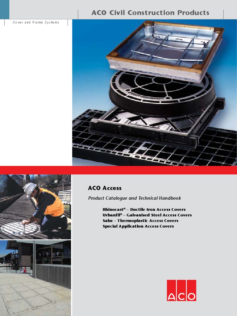 ACO Access Cover Brochure PDF | PDF | Strength Of Materials | Steel