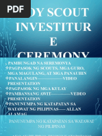 Investiture Tagalog | PDF