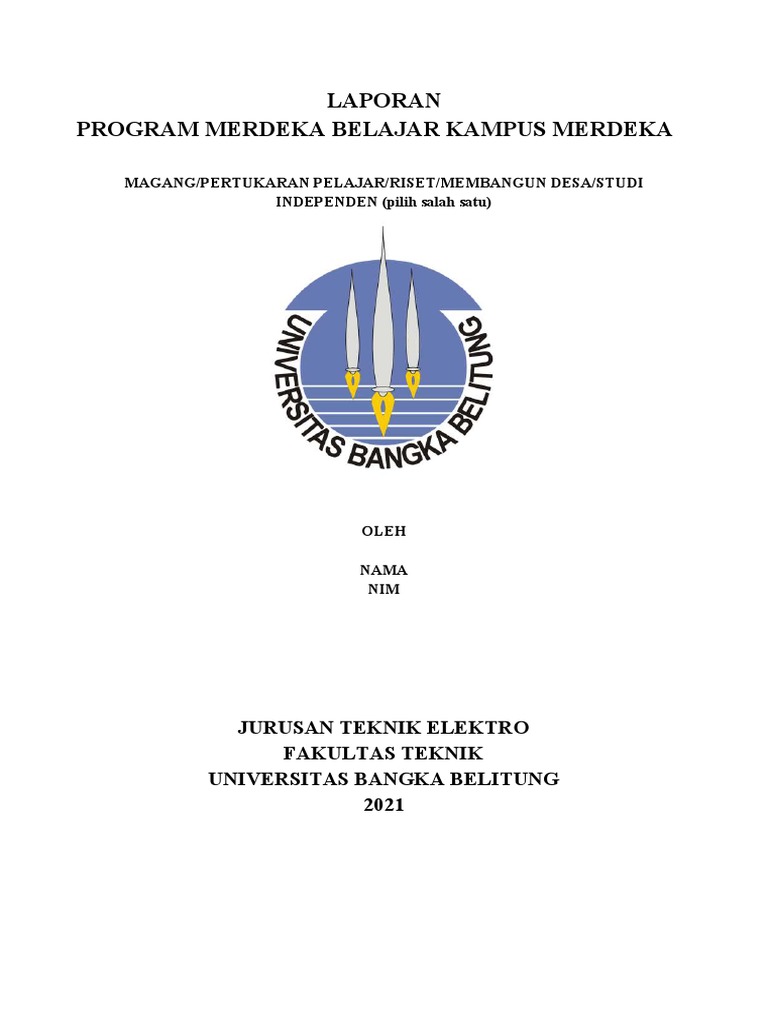 Sistematika Laporan Akhir MBKM | PDF