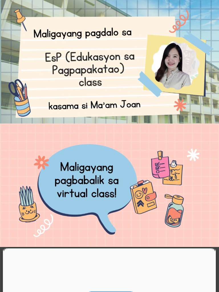 ESP GRADE 5 WEEK 1 PPT | PDF
