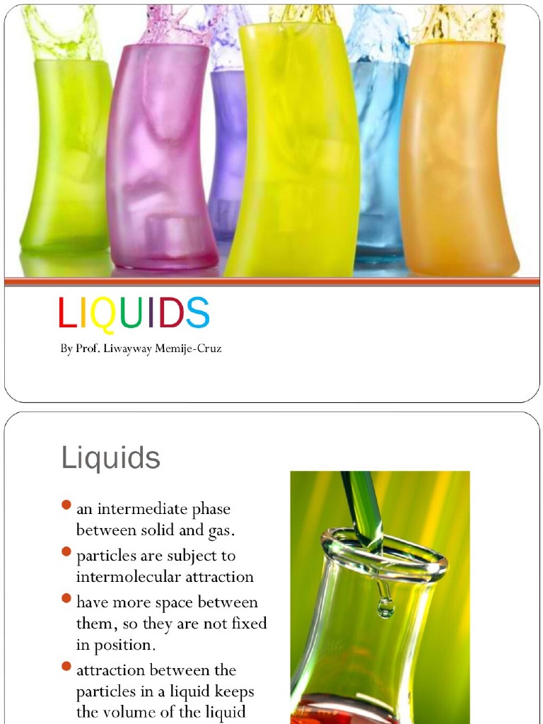 Liquids PDF | PDF