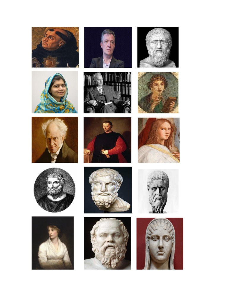 Filosofos Imagenes Autores | PDF