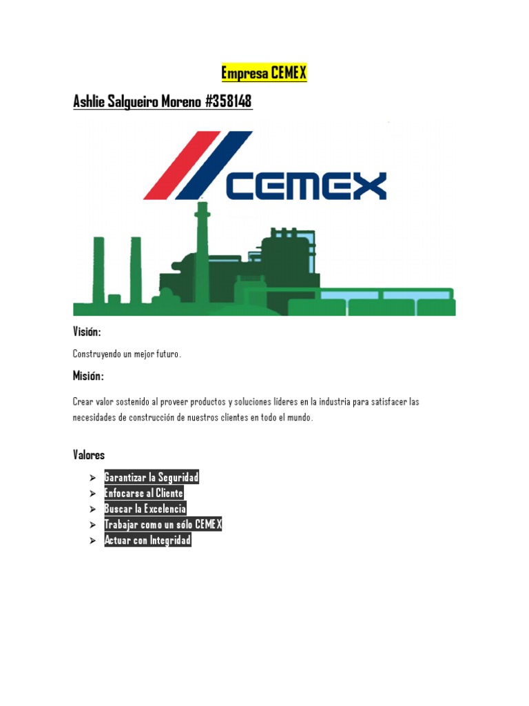 Empresa CEMEX PDF | PDF