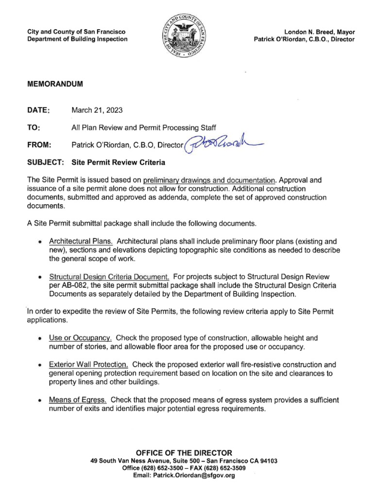 3.21.23 Site Permit Review Criteria | PDF