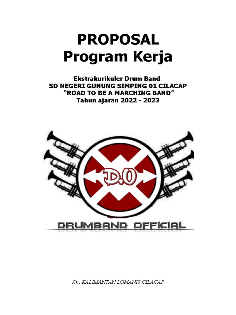 Program Kerja Drumband GSP 01 | PDF