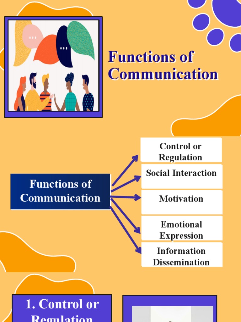 Functions of Communicattion | PDF | Communication | Motivational