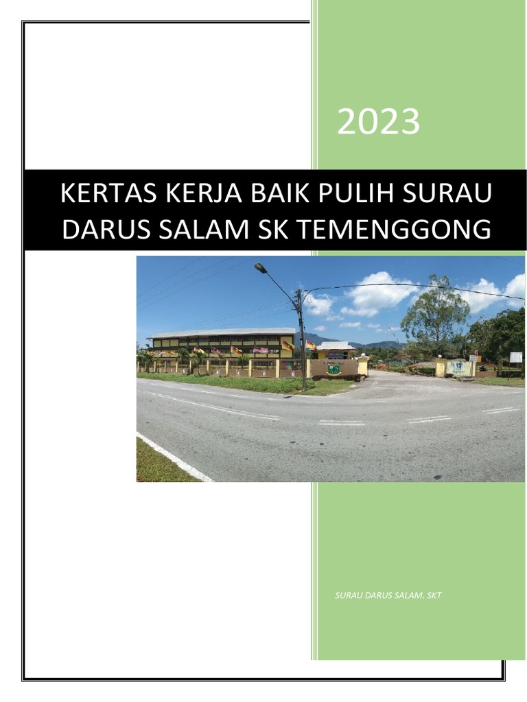 KERTAS KERJA BAIK PULIH SURAU SKT (1) | PDF