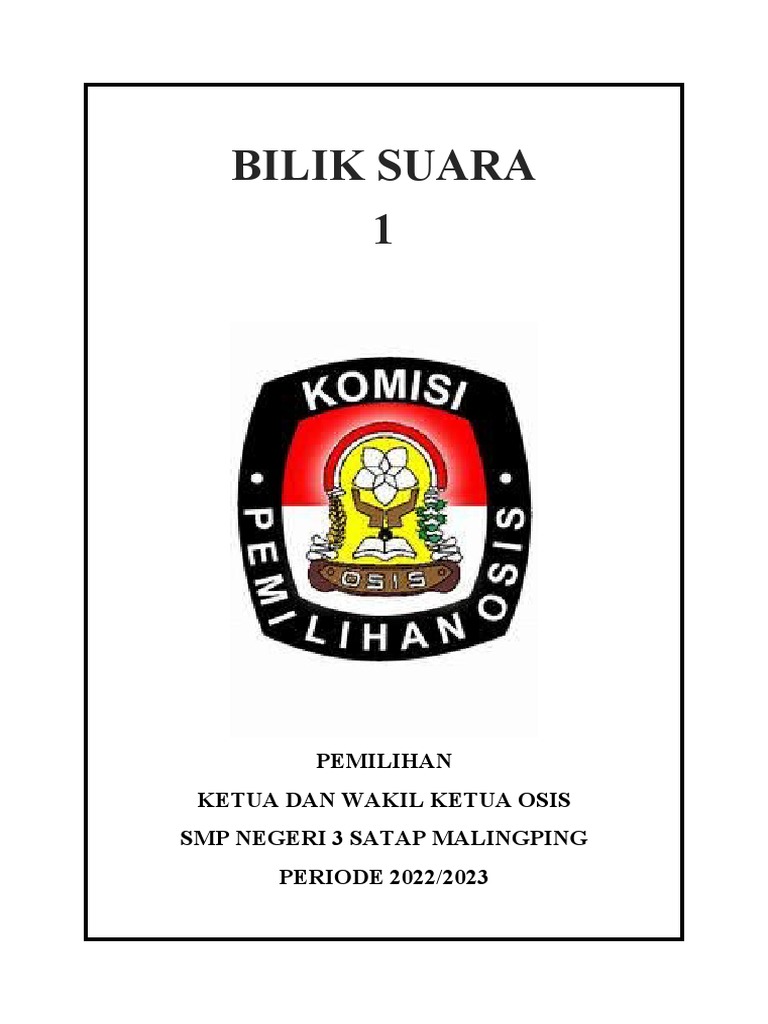 Bilik Suara | PDF