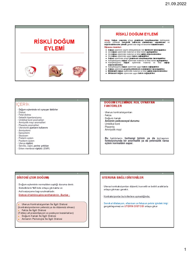 14 - Riskli Dogum Eylemi PDF | PDF