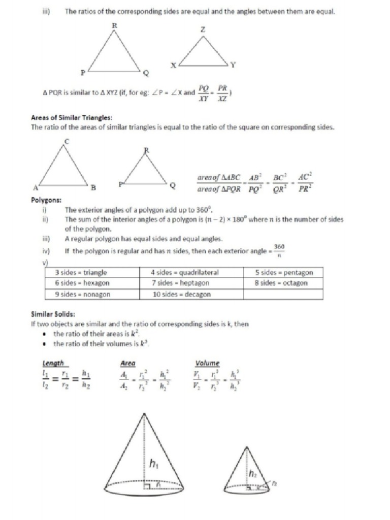 Math Notes | PDF