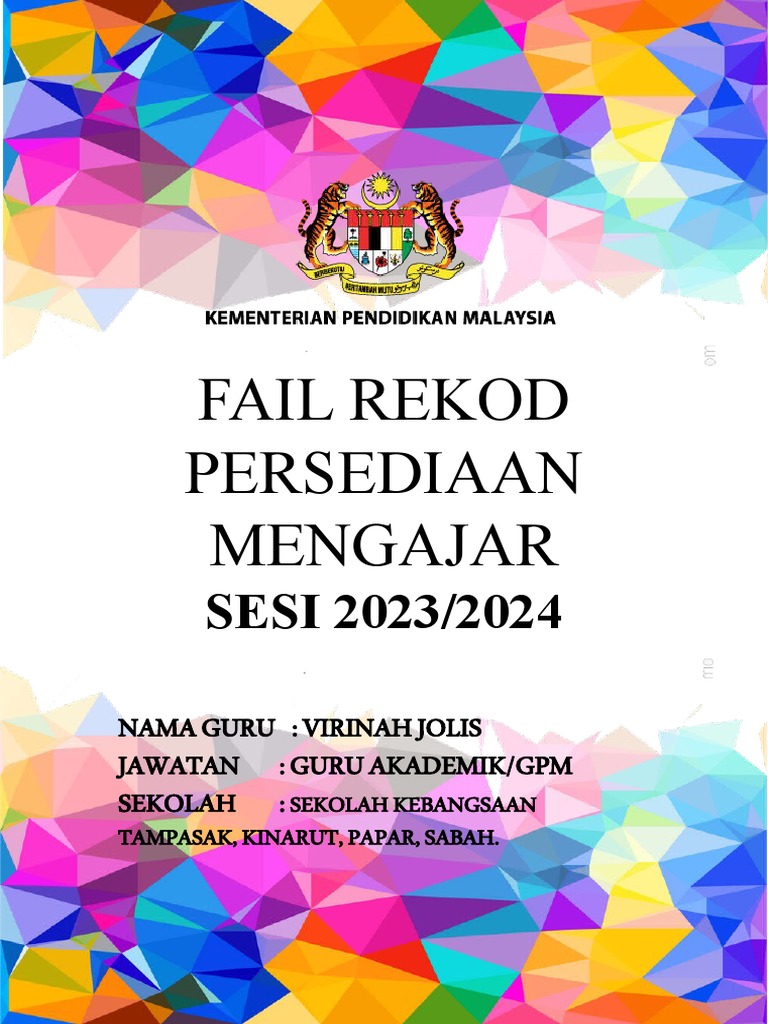 Cover Depan Fail RPH | PDF