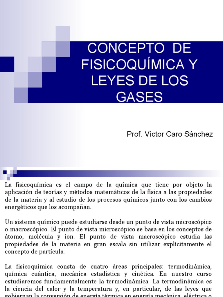 Leyes de Los Gases 2023-I | PDF | Gases | Termodinámica