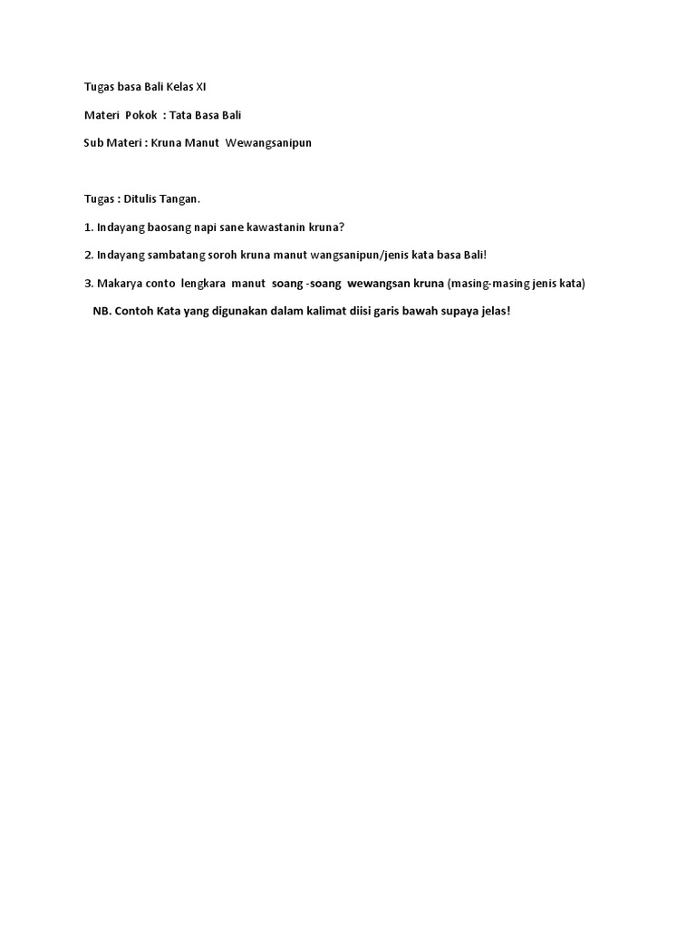 Tugas Bab 3 TTG Wewangsan Kruna Kls XI | PDF | Seni & Disiplin Bahasa | Kajian Bahasa Asing