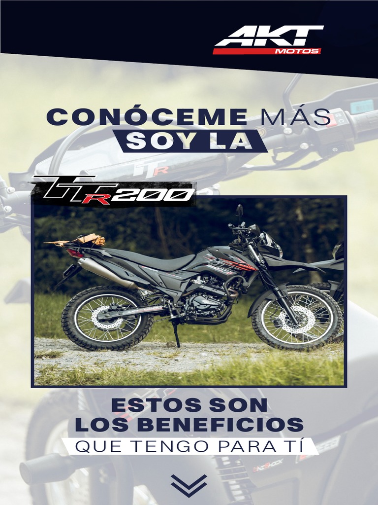 Beneficios y Especificaciones TTR 200 AKT | PDF