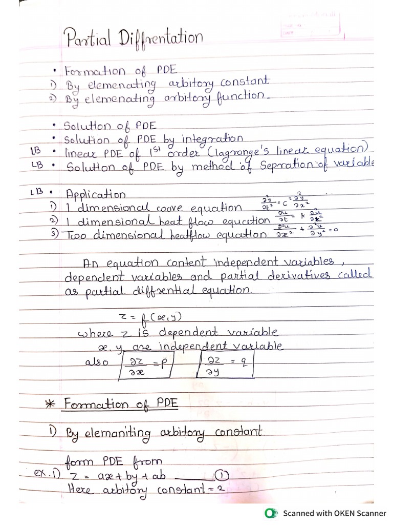 Partial Differentiation PDF | PDF