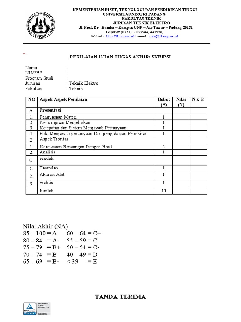 Format Surat Penting | PDF