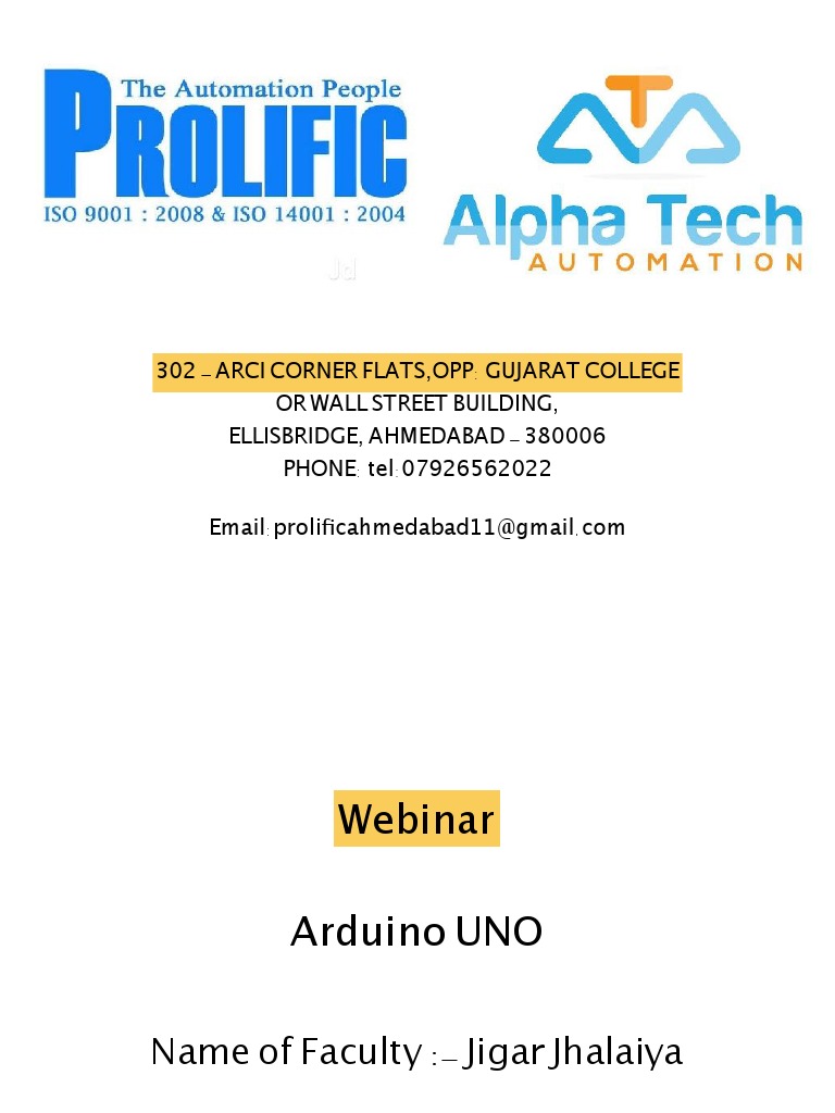Workshope On Arduino21 Pdf Microcontroller Arduino
