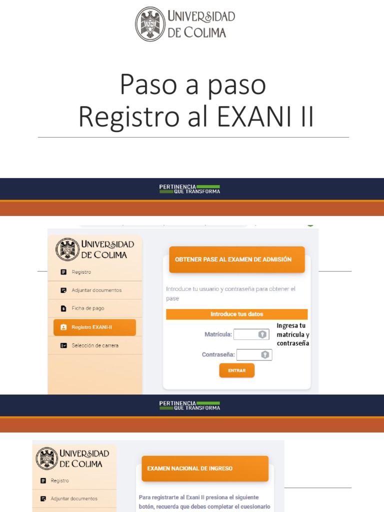 Guía de Registro EXANI II 2025 | PDF