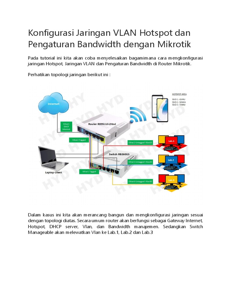 OPTIMIZED VLAN AND BANDWIDTH CONFIGURATION | PDF