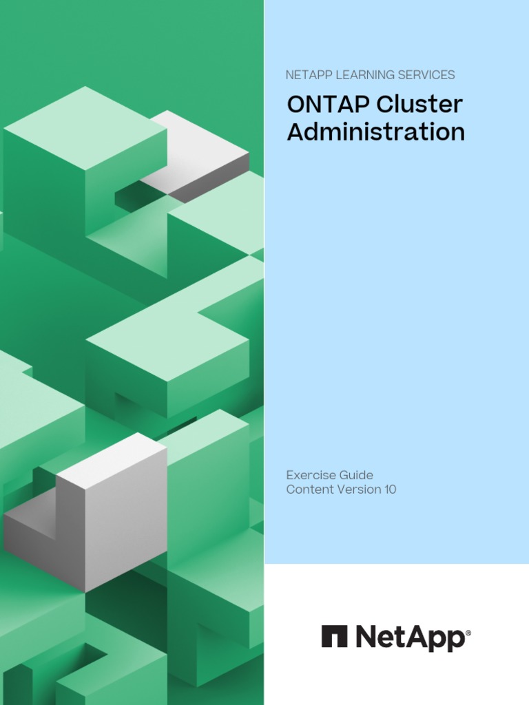 STRSW ILT ONTAPADM - ExerciseGuide PDF | PDF | Command Line Interface ...