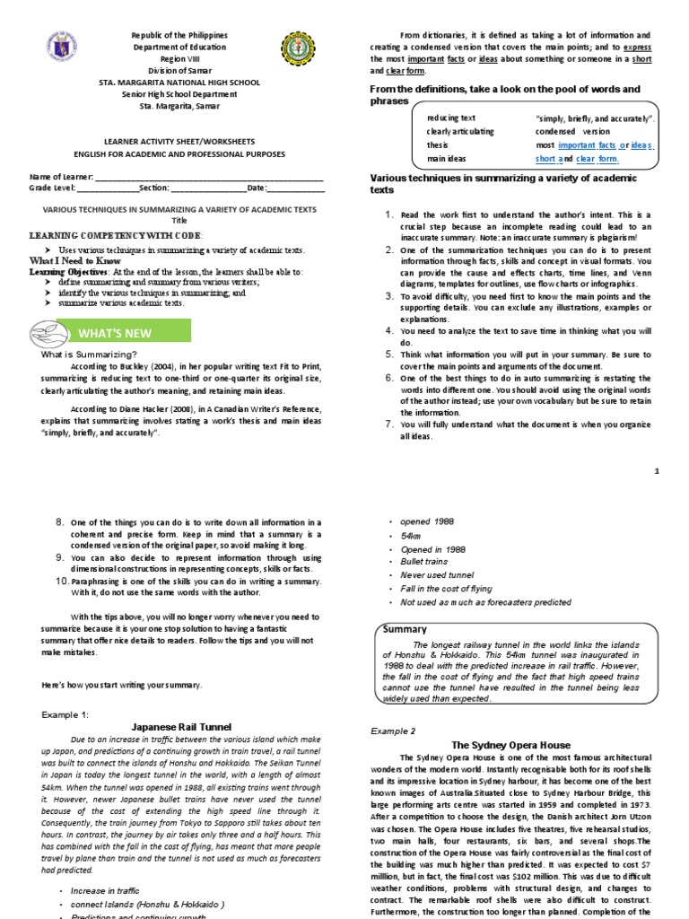 EAPP 11 Week 4 | PDF | Computers | Art