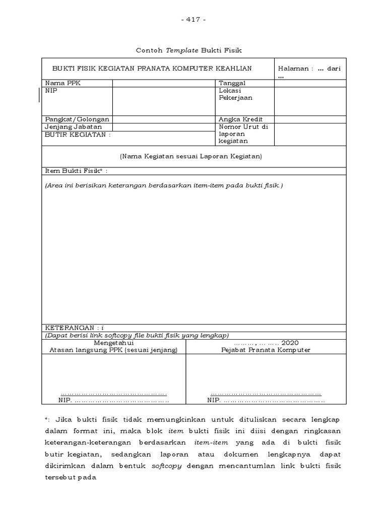 TEMPLATE LAMPIRAN Perka BPS No 2 Tahun 2021-Juknis Prakom | PDF
