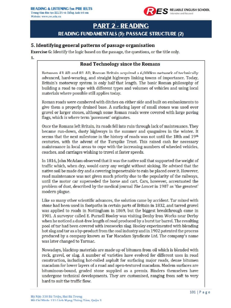 Week 5 - Passage Structure 2 | PDF