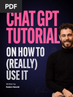 ChatGPT Advanced Tutorial | PDF | World Wide Web | Internet & Web
